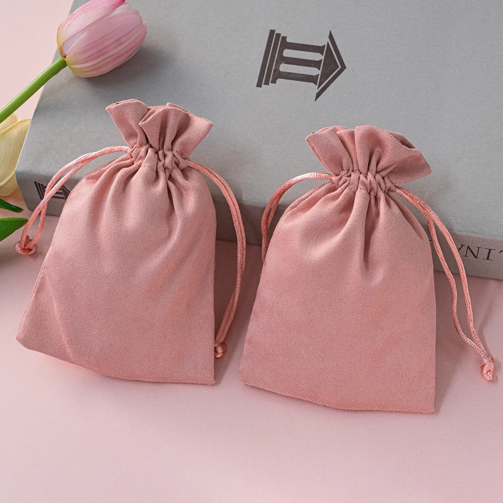 Pink-Velvet-Drawstring-Bags-Jewelry-Pouches-for-Gift-Wedding-Favors ...