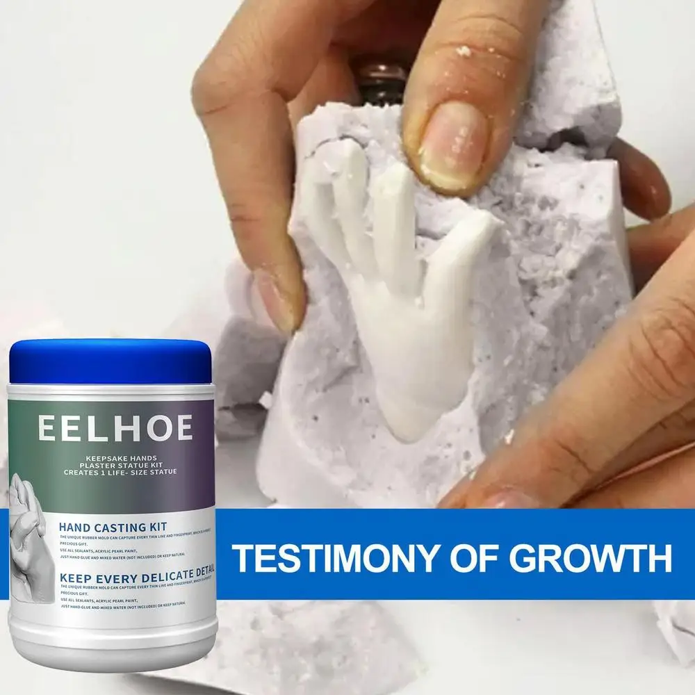 DIY Couples Hands Casting Kit 3D Hands Mold Baby Plaster Mold Kit Hand ...