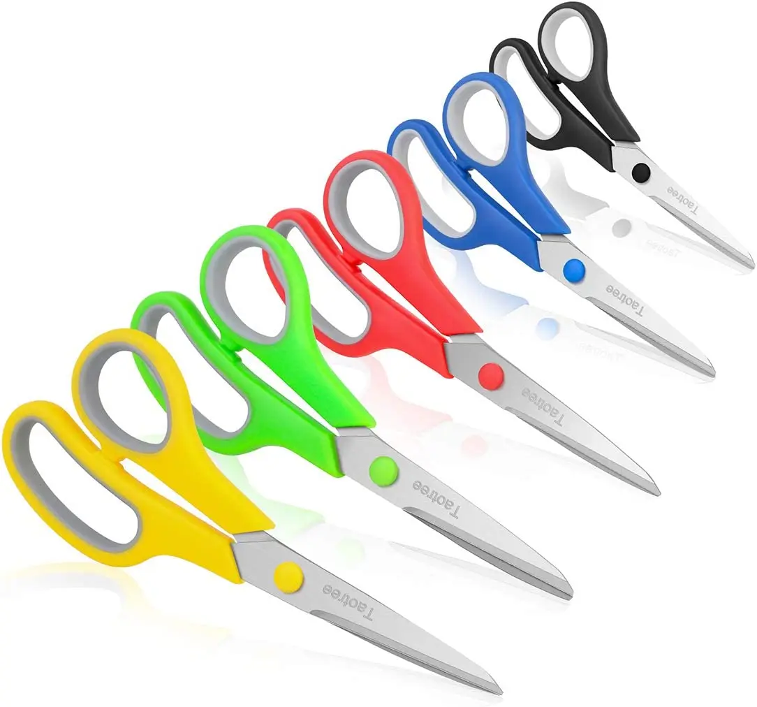 8-Multipurpose-Scissor-Stainless-Steel-Sharp-Scissors-for-Office-Home ...