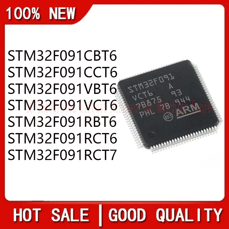 1piece-100-New-STM32F091CBT6-STM32F091CCT6-STM32F091VBT6-STM32F091VCT6 ...