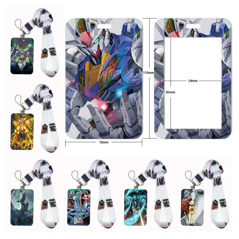 Japanese-animated-robot-work-permit-bank-card-holder-with-lanyard ...