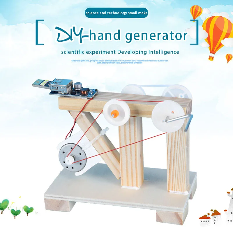Hand-cranked-generator-fun-scientific-experiment-small-invention ...