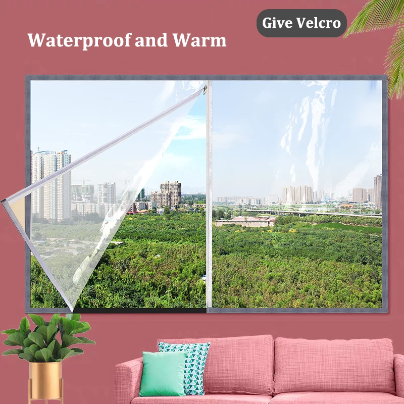 Window-Heat-Insulation-Film-Winter-Windproof-Warm-Indoor-Curtain ...