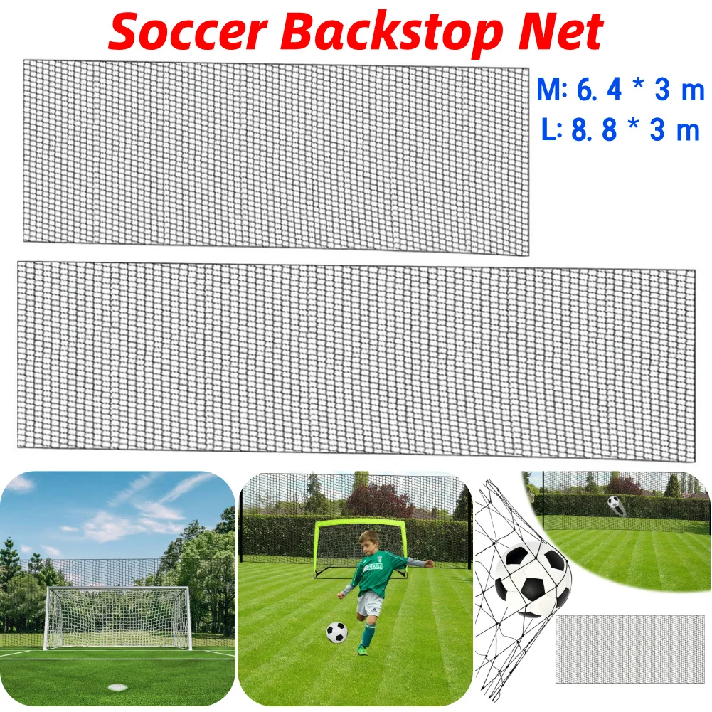 Soccer Backstop Net Soccer Practice Sports Netting Net High-Strength ...