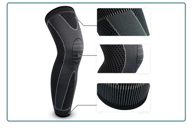 BraceTop Long Compression Leg Sleeves Bandage Protect Sports Lengthen ...