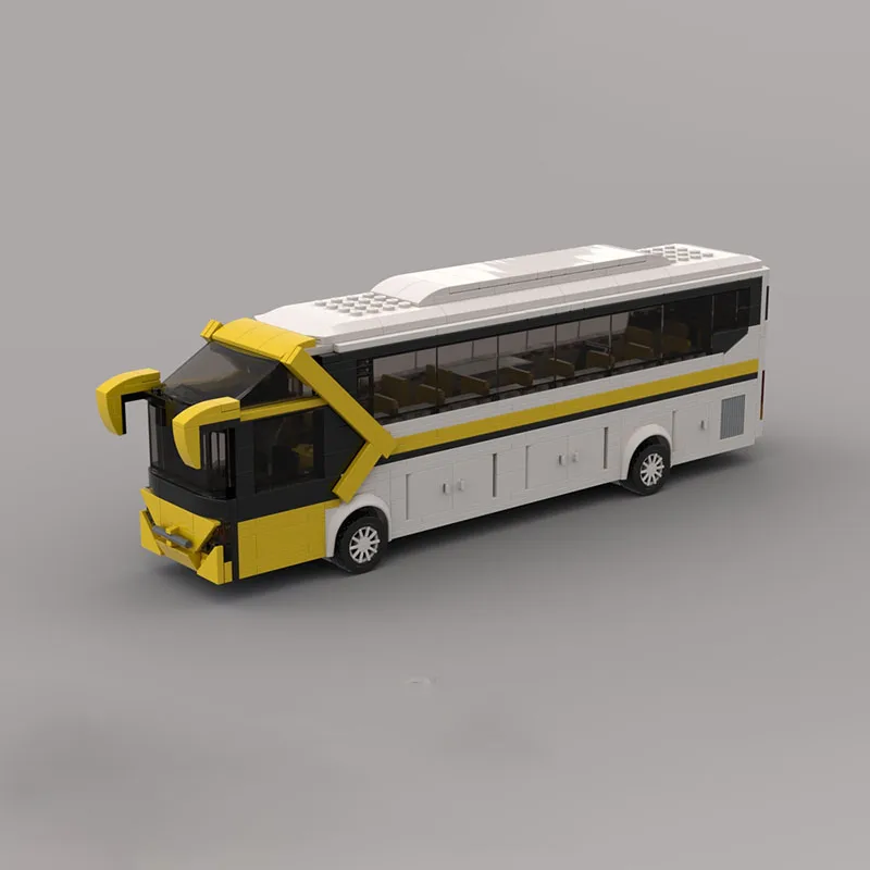 590PCS-MOC-Speed-Champions-City-Coach-Bus-Model-Building-Blocks-Technology-Bricks-DIY-Creative ...