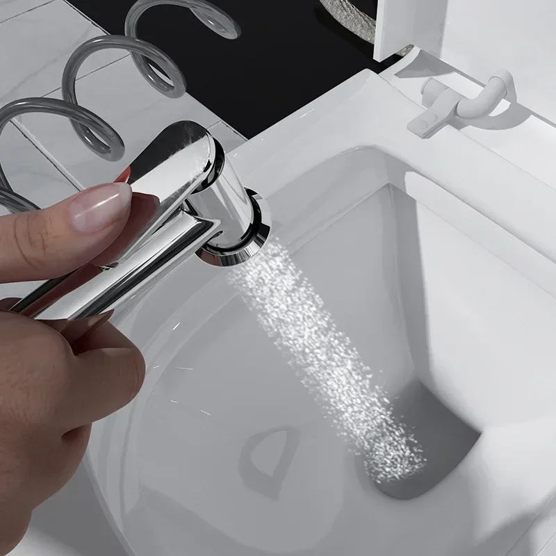 New-Wall-Mounted-Toilet-bidet-sprayer-set-Brass-Double-Use-Bidets ...