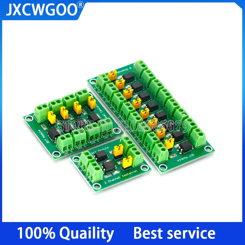 10 pces 817 optoacoplador 2/4/8 placa de isolamento de tensão de circuito novo e original ...