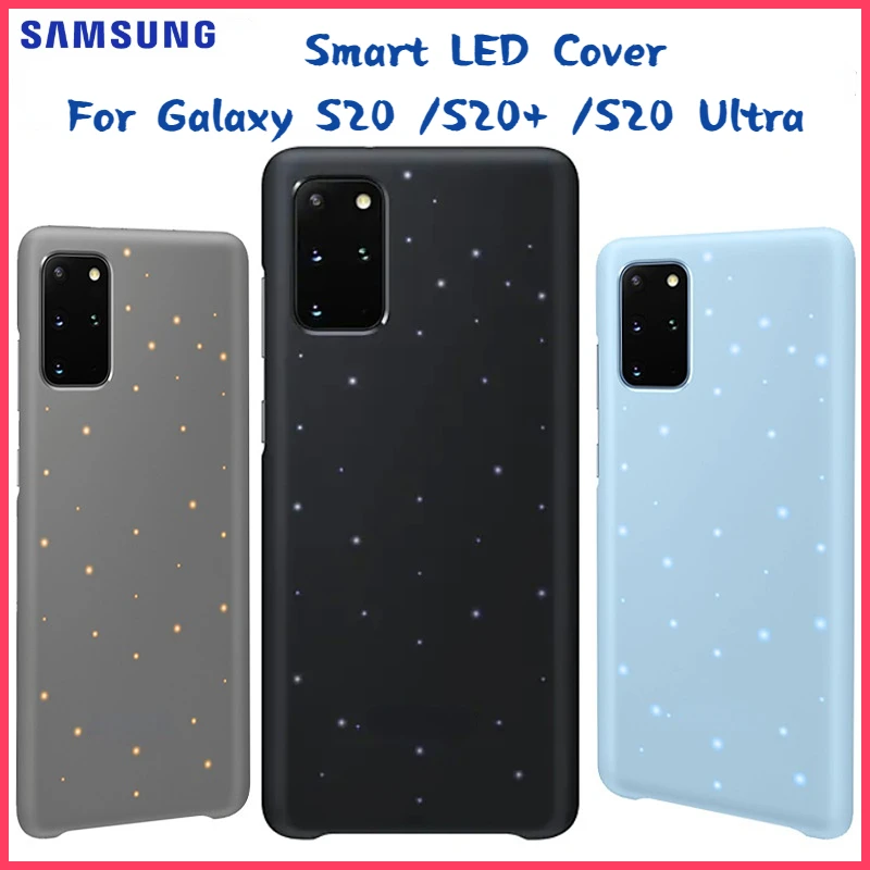 Smart-LED-Cover-For-Samsung-Galaxy-S20-S20-S20-Ultra-LED-Back-Cover ...