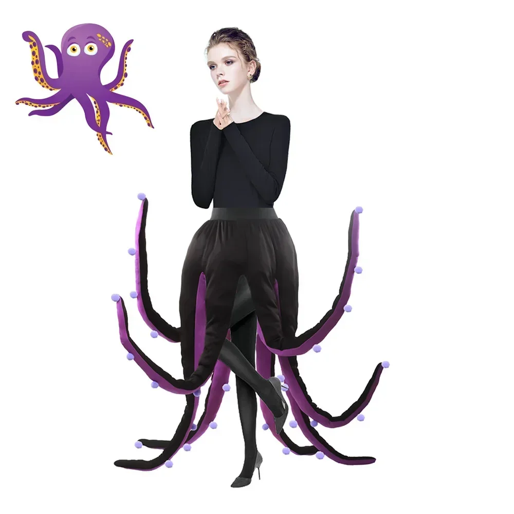 Ursula Cosplay Fantasy Rock Kleidung Erwachsene Octopus Meerjungfrau ...