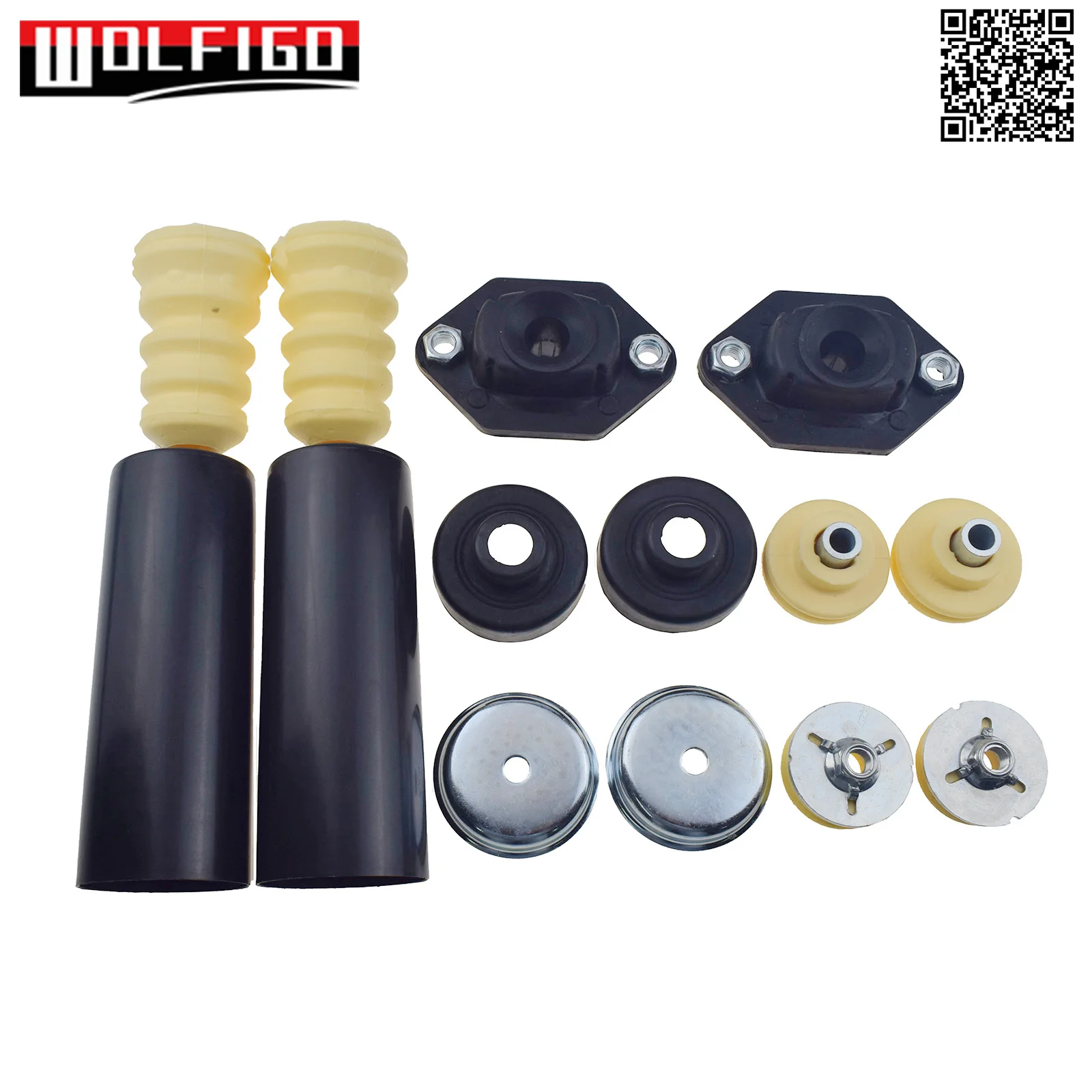 33506767010-Rear-Upper-Lower-Shock-Mounts-Grommets-Bump-Stops-Kit-For ...