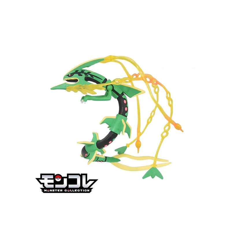 New Pokémon Tomy Toy Figure Mega Rayquaza Original PVC Action ...