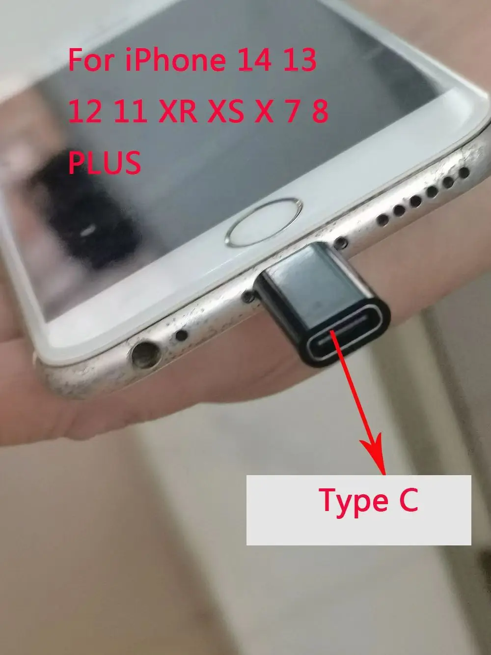 OTG Type c Micro USB C To Lightning Adapter For iOS to Type c Female Converter For iPhone 14 13 ...