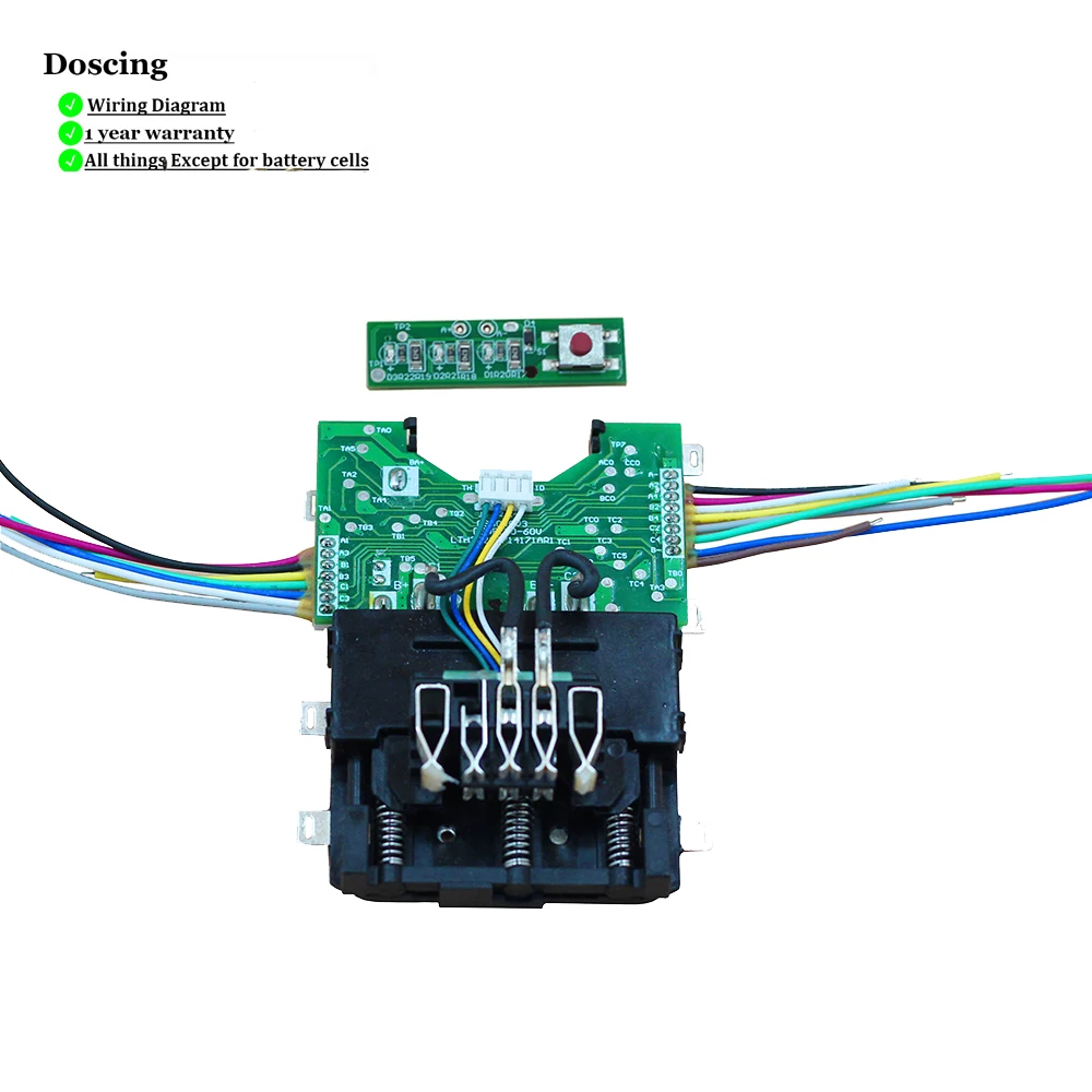 Replacement DCB609 Li-Ion Battery Charging Protection Circuit Board DIY ...