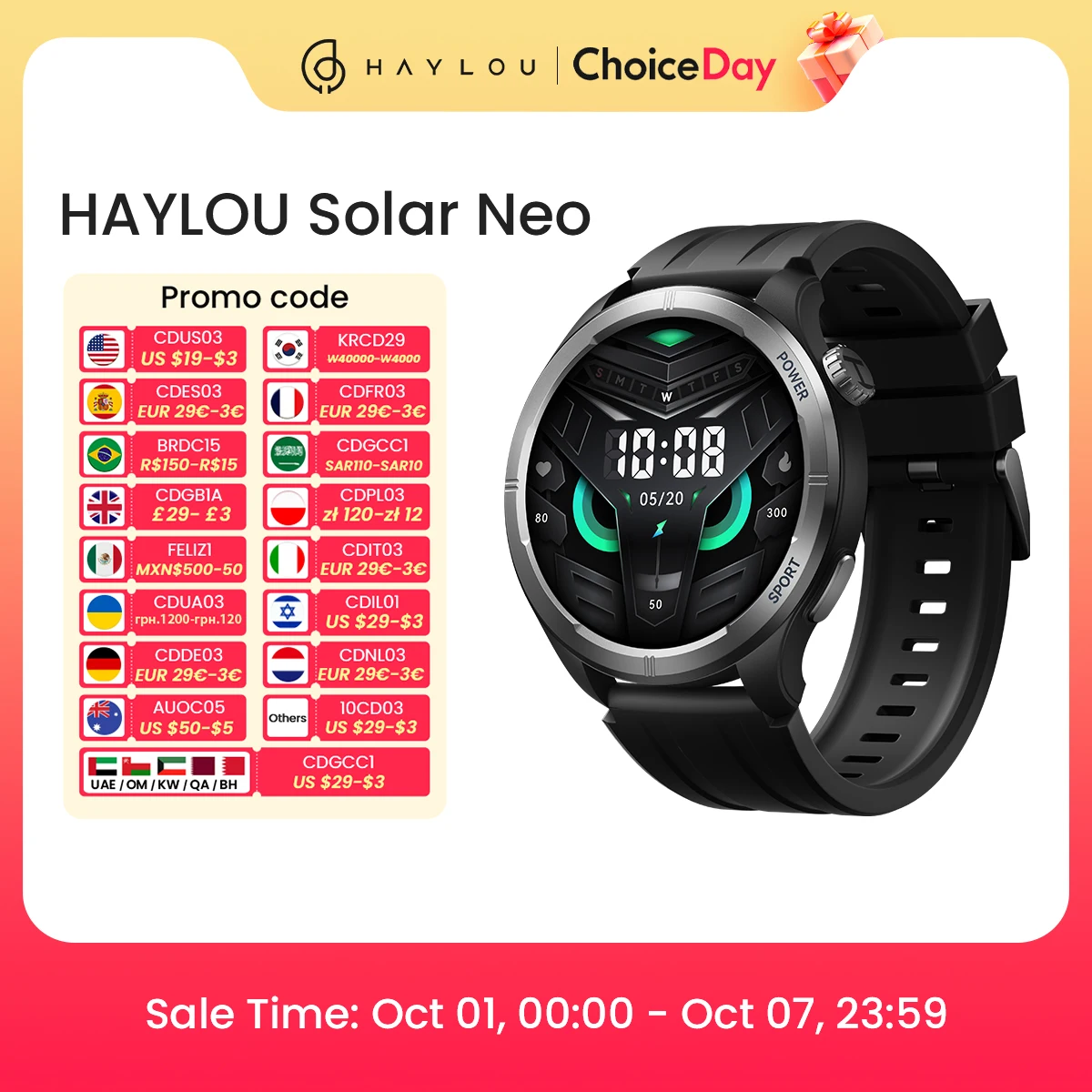 HAYLOU-Solar-Neo-Smart-Watch-1-53-HD-Display-Bluetooth-Call-24H-Health ...