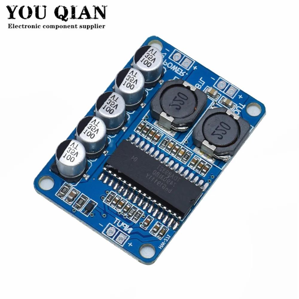 1 pces módulo de placa de amplificador de potência digital 35w mono ...