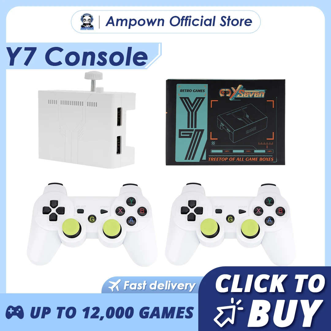 Ampown-Y7-Video-Game-Console-Linux-System-256G-Built-12000-Games-Rechargeable-Wireless-Handle ...