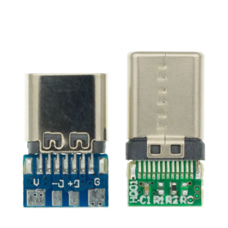 10pcs USB 3.1 Type C Connector 24 Pins Male/Female Socket Receptacle ...