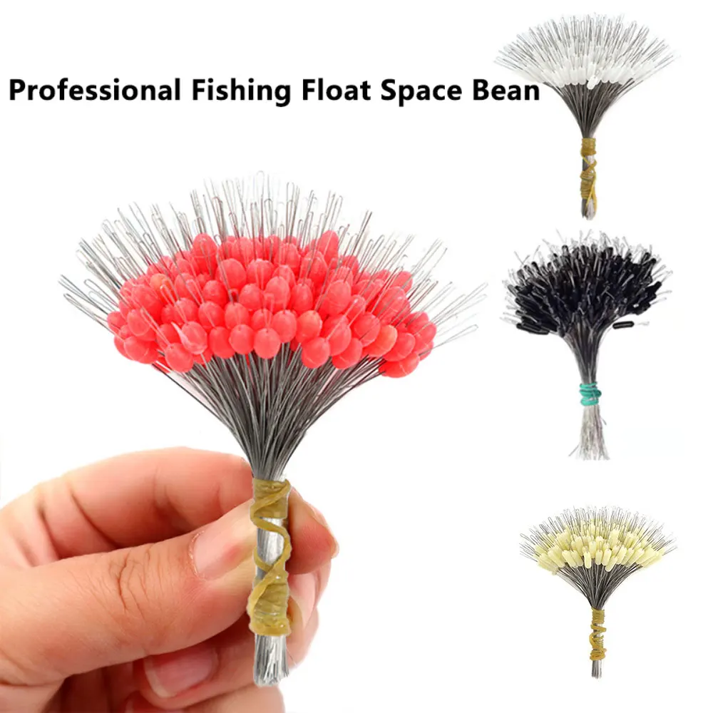 300-teile-los-Angeln-Bobber-Float-Oval-Gerade-Spalte-Silicon-Raum-Bean ...