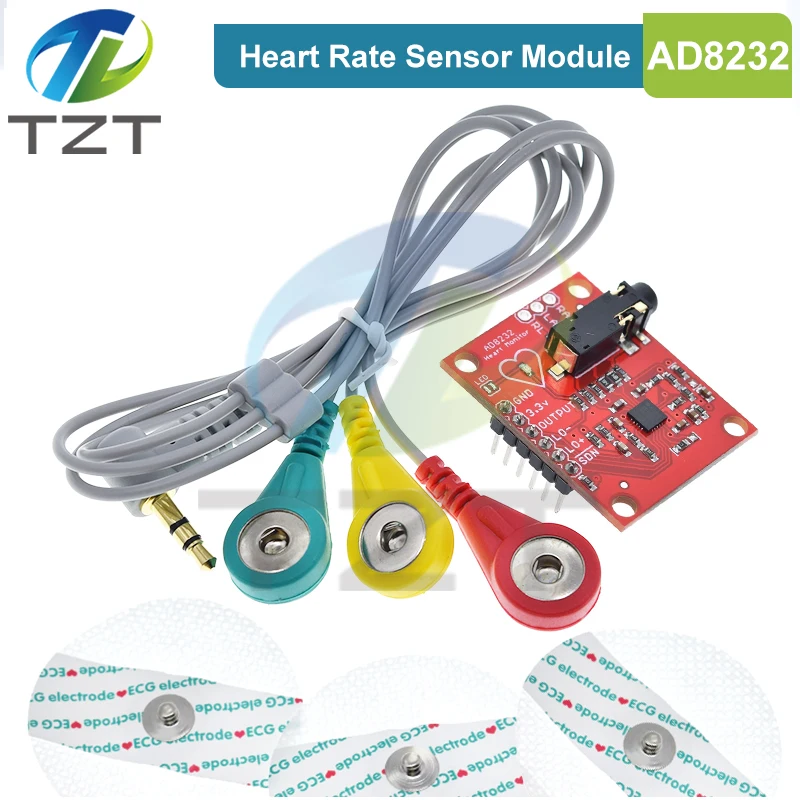 TZT-sensor-de-se-al-muscular-Sensor-EMG-m-dulo-Ecg-AD8232-medici-n-de ...