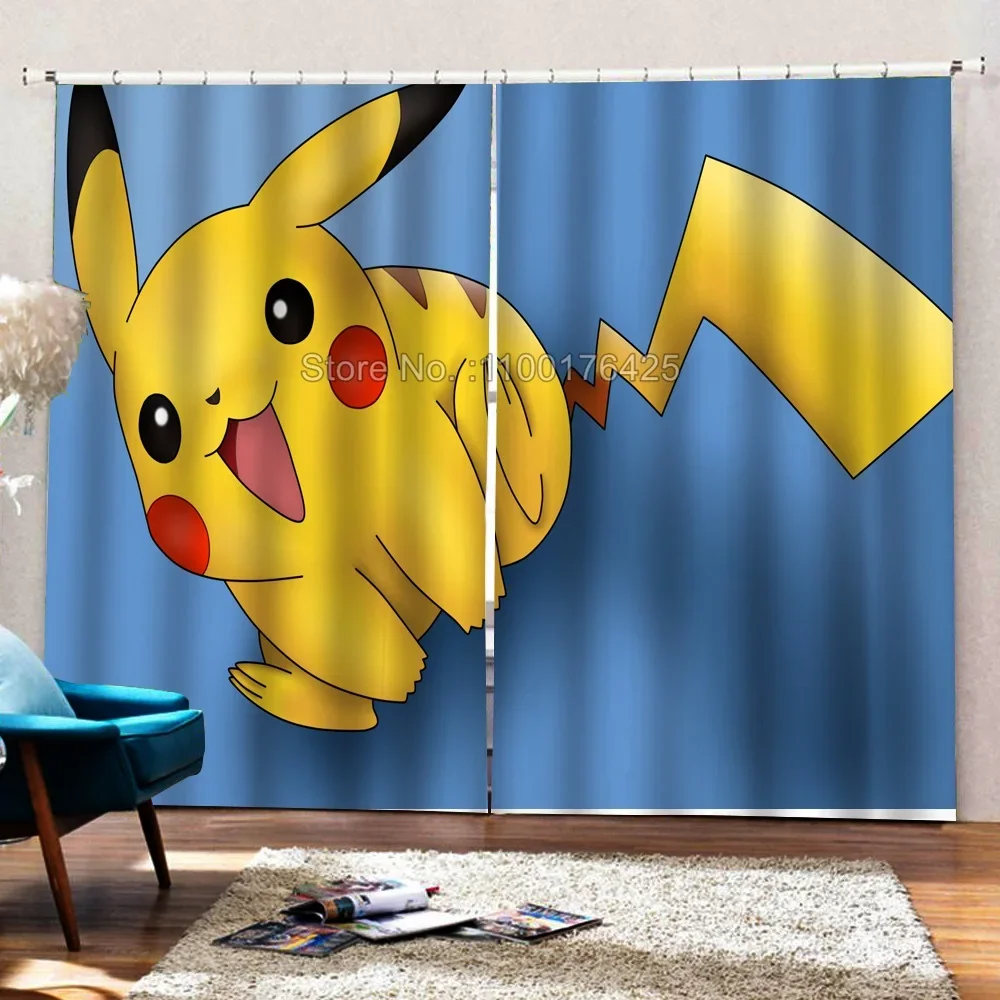 Blackout-Curtains-Anime-Pokemon-Pikachu-Curtain-Bedroom-Living-Room ...