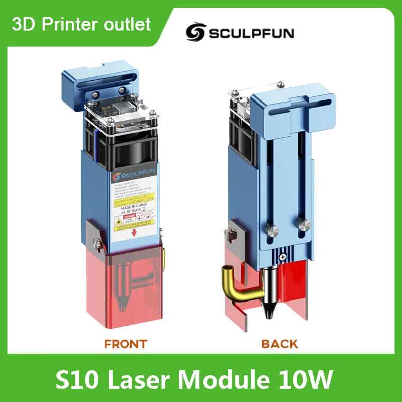 Sculpfun S10 Engraving Laser Module S9 10w With High Speed Air Assist ...