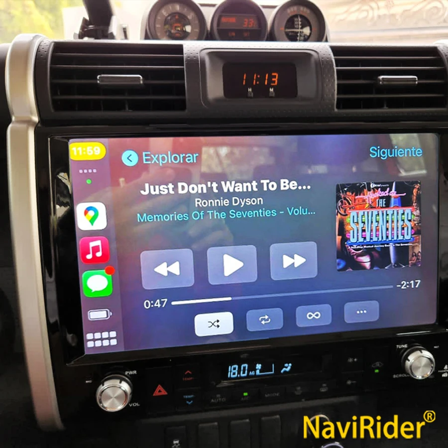 Android-13-8-256G-For-Toyota-FJ-Cruiser-2007-2021-Auto-Air-Conditioning ...