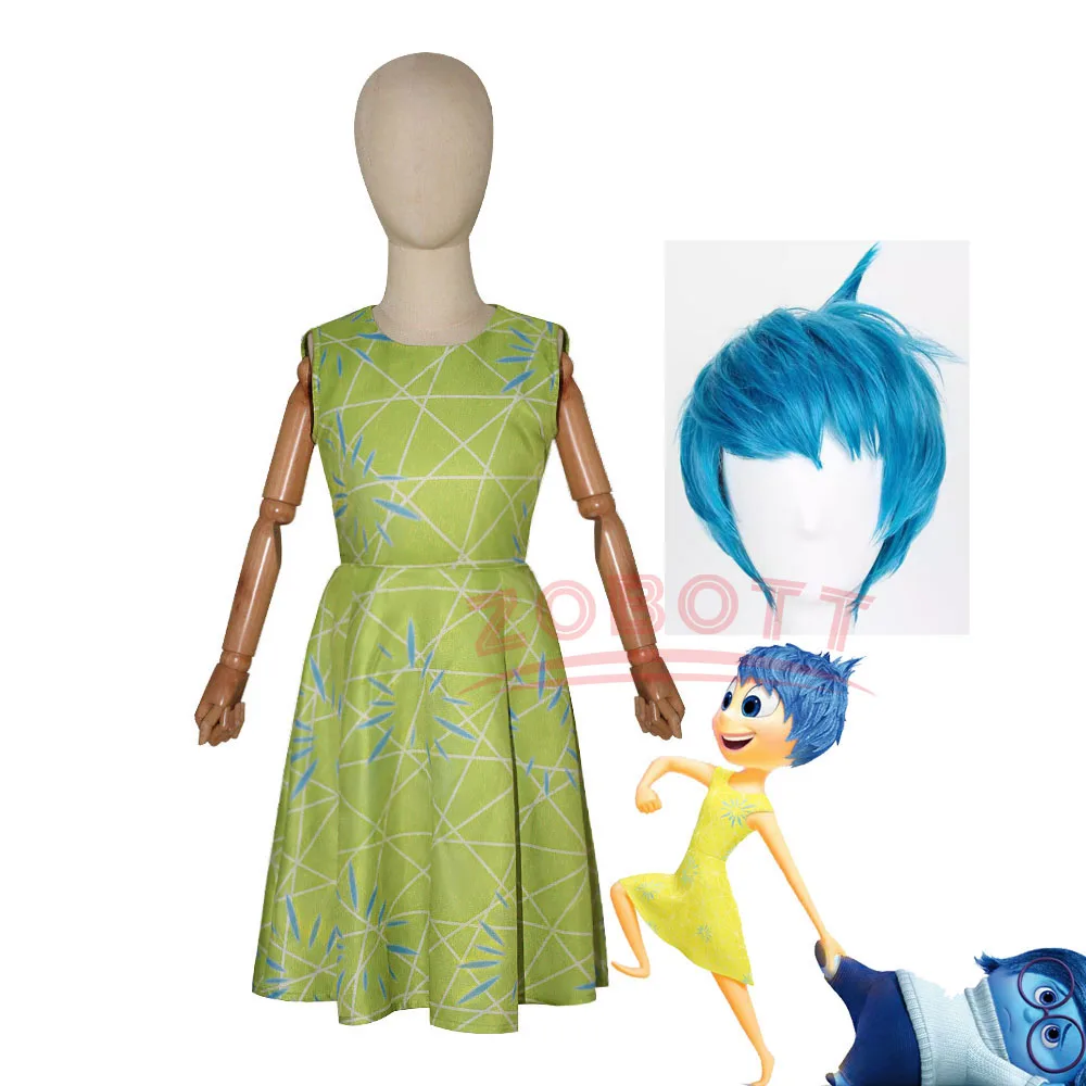Inside-Out-Joy-Inspired-Skater-Dress-Joy-Dress-Wig-Joy-Outfit-Birthday ...