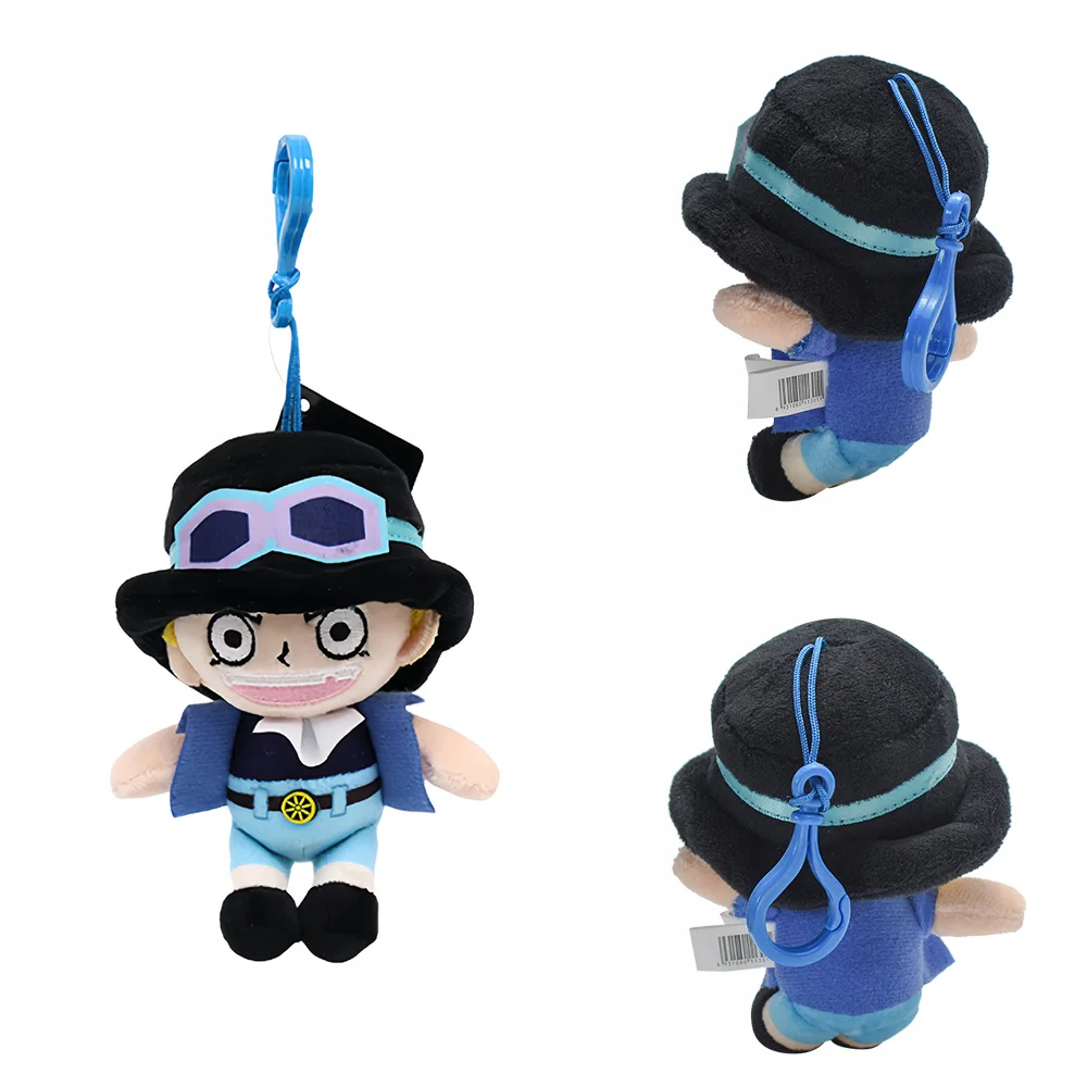 12cm Anime One Piece Original Plush Pendant Doll Luffy Toy Tony Chopper ...