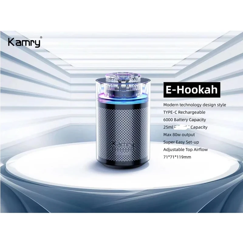 Kamry-Electric-Hookah-Heating-Head-6000mah-Battery-80w-Rechargeable ...