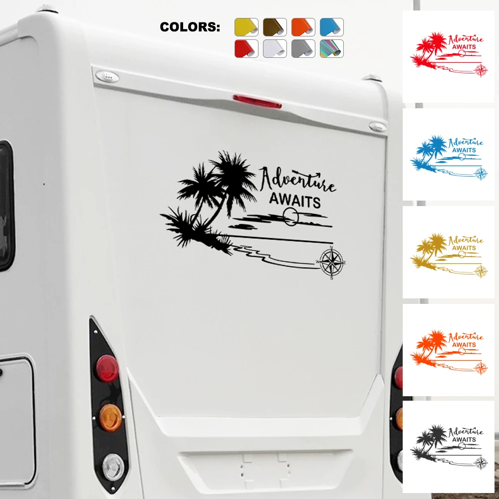 Motorhome Stripes Vinyl Stickers For Camper Van Horsebox Caravan Rv Car ...