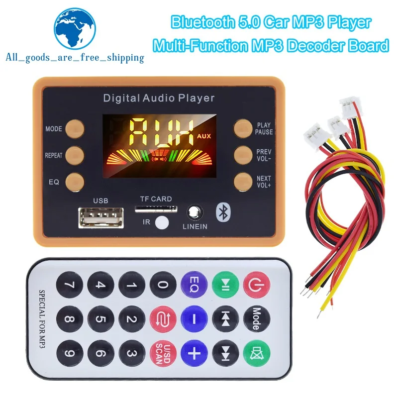 TZT-NEW-Color-Screen-Wireless-Bluetooth-MP3-WMA-Decoder-Board-Audio ...