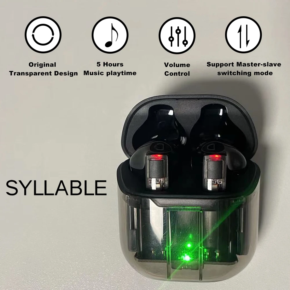 SYLLABLE-auriculares-TWS-YX06-inal-mbricos-est-reo-compatibles-con-modo-de-conmutaci-n-maestro ...