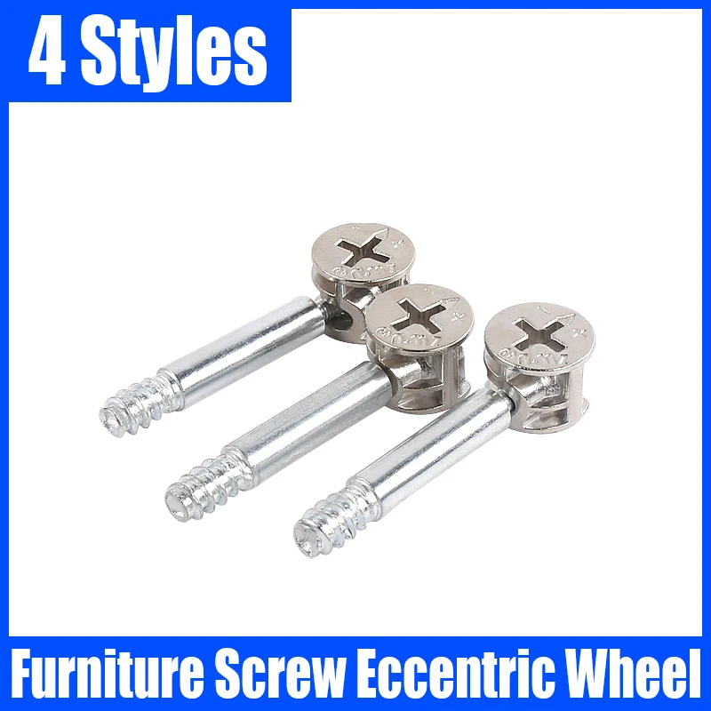 1-20PCS Three-In-One Connector Eccentric Wheel Lock Screw Nut Furniture ...