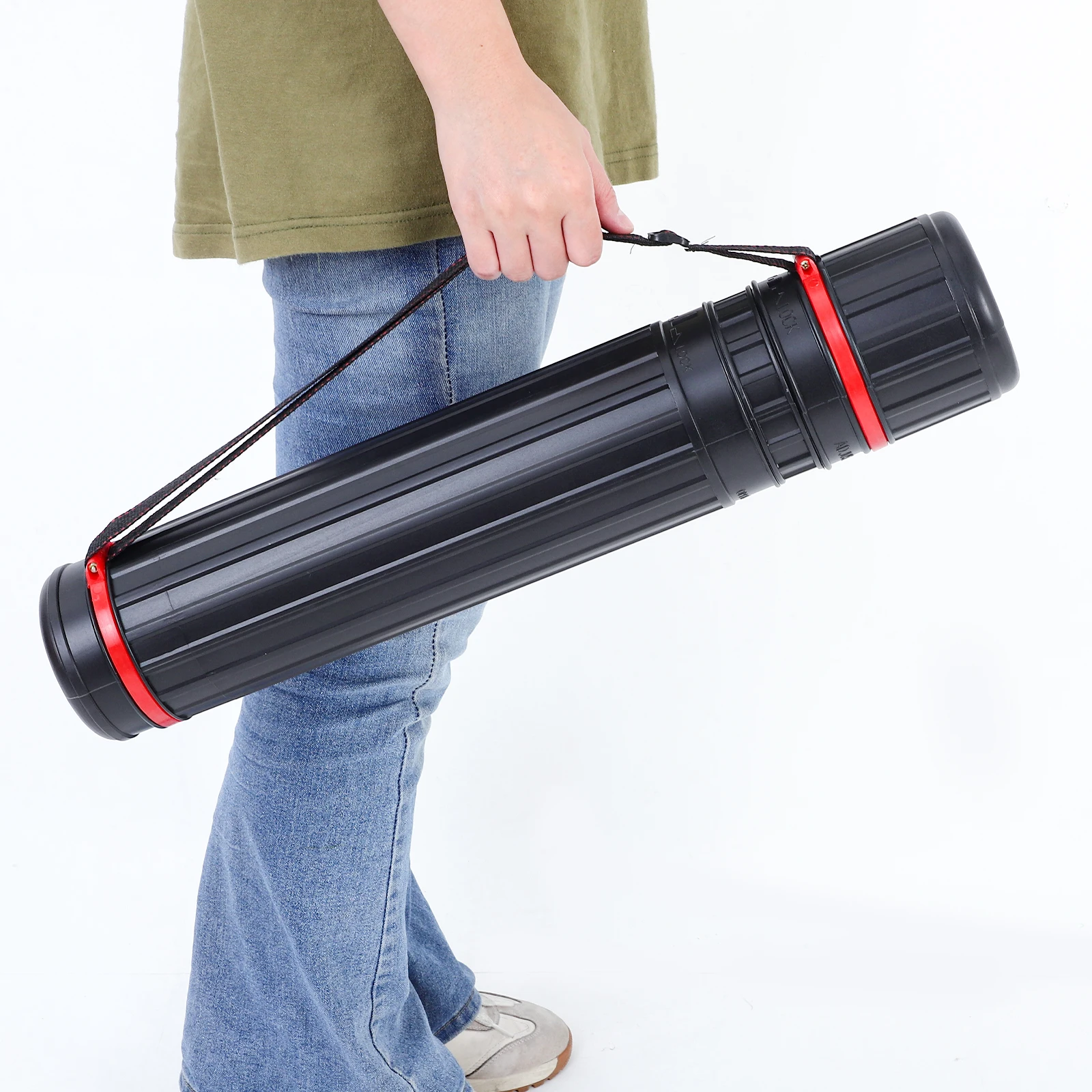 Plastic Telescopic Storage Tube Adjustable Poster Holder ...