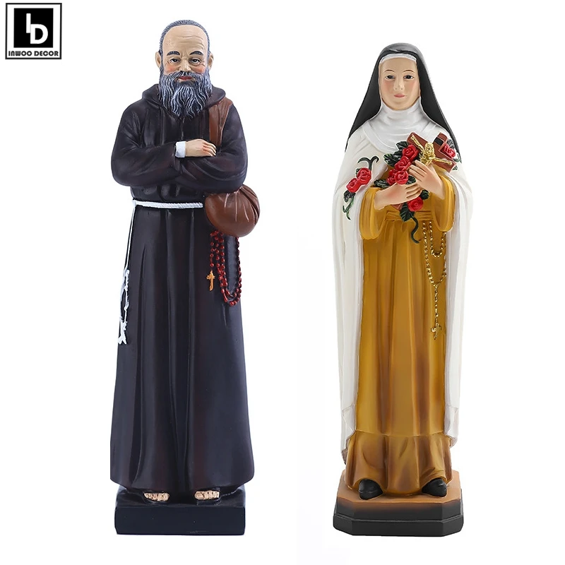 Resin-Archbishop-Priest-Nun-Jesus-God-Statue-Virgin-Mary-Madonna-Joseph ...