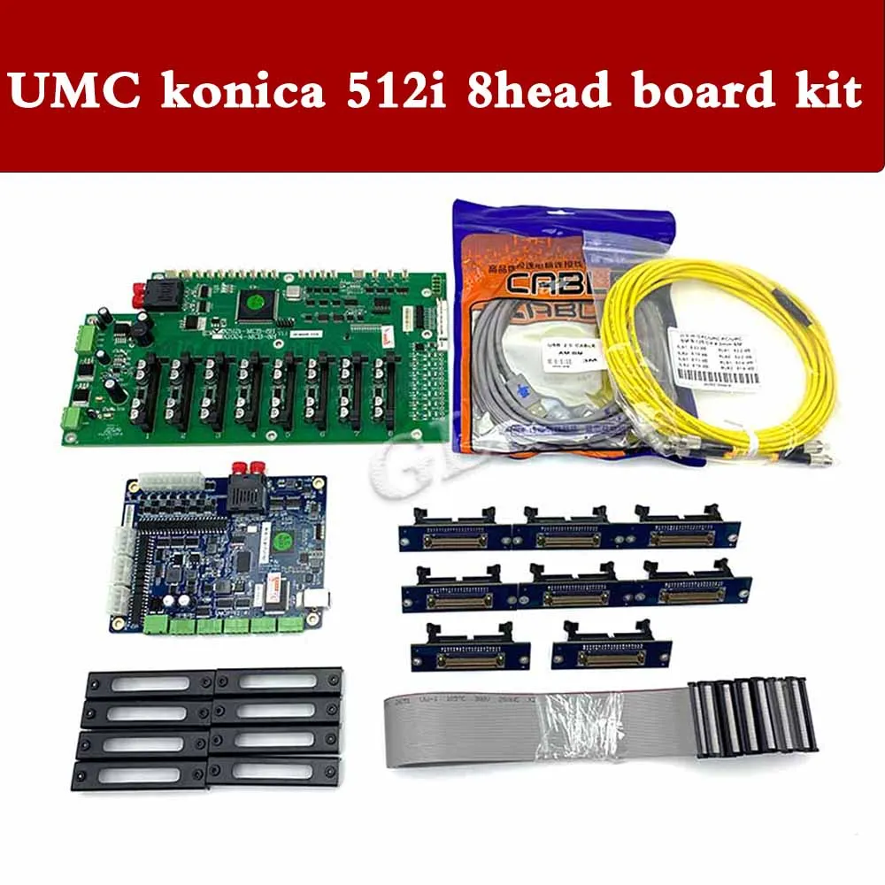 100% new UMC 8 heads board kit for konica 512i printhead for myjet ...
