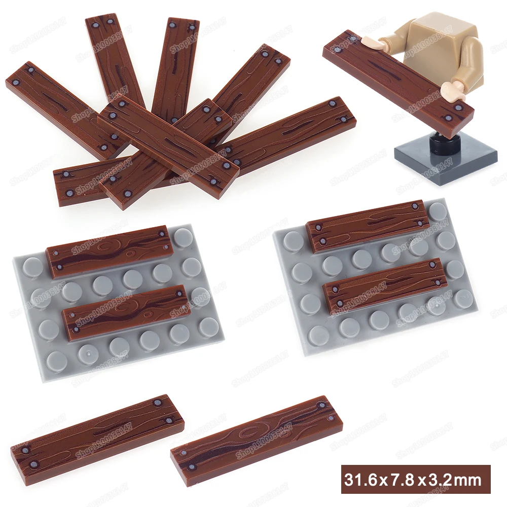 Board-Printed-Tiles-2431-Wood-Grain-1-4-Building-Block-Moc-Figures ...