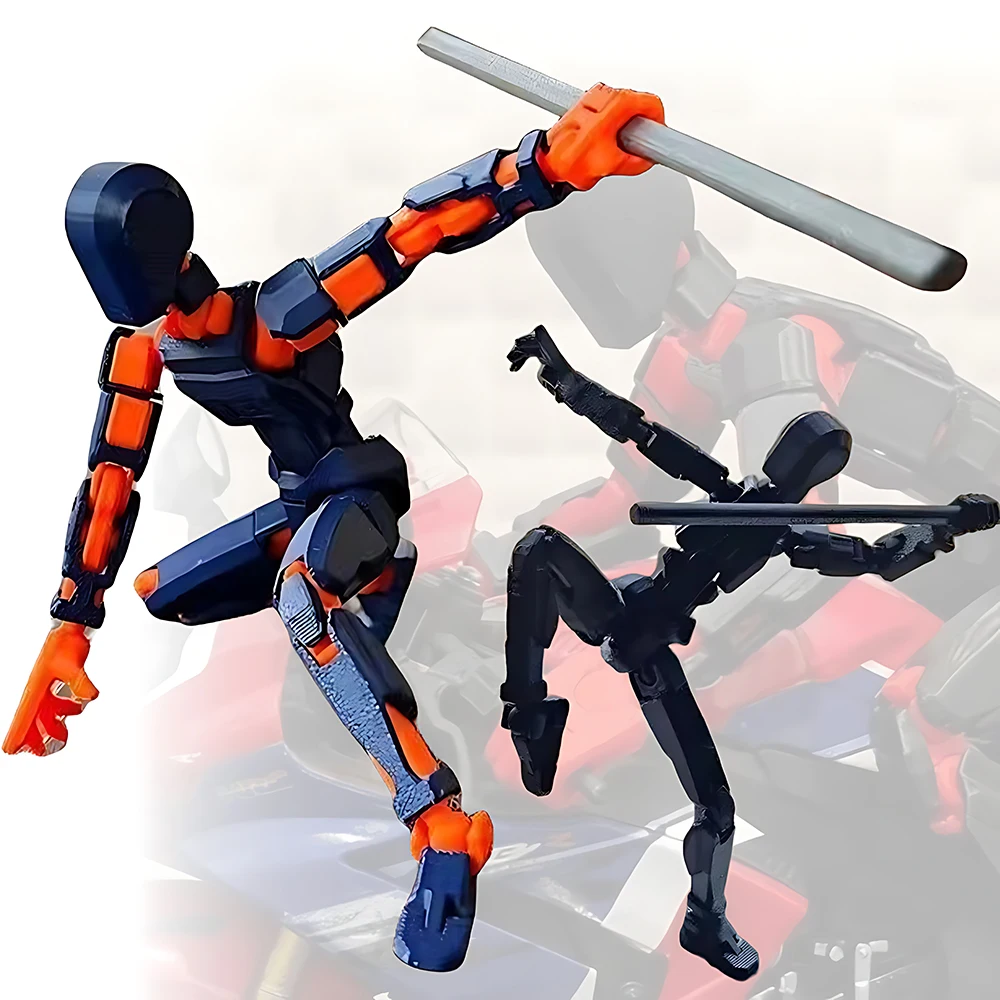 1-8PCS-Multi-jointed-Full-body-Movable-Building-Block-Mannequins-Little ...