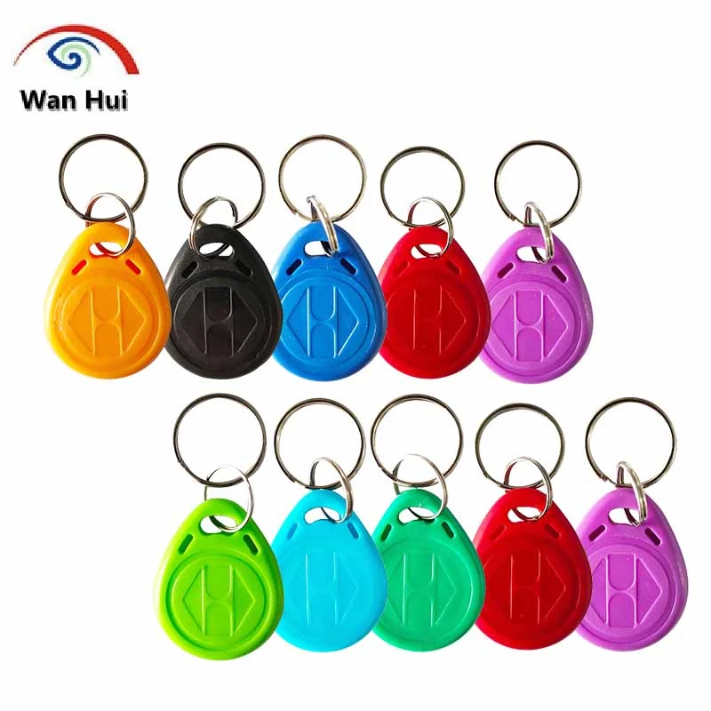 10Pcs EM4305 T5577 Blank Key Tag, RFID Key Fob, Keychain ,Contactless ...