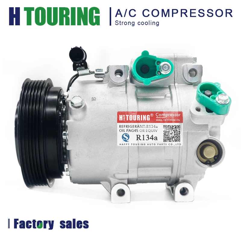 For Hyundai Sonata Ac Compressor Kia Optima / Amanti / Santa Fe 97701 ...