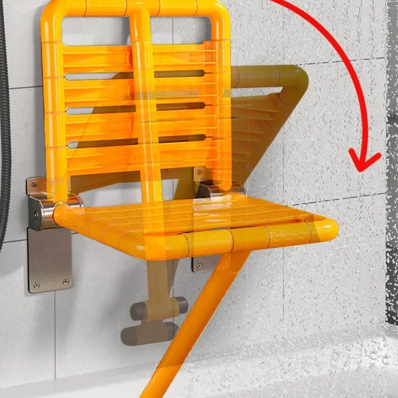 Portable-Bathroom-Chairs-Foldable-Toilet-Interior-Wall-Seat-Stationary ...