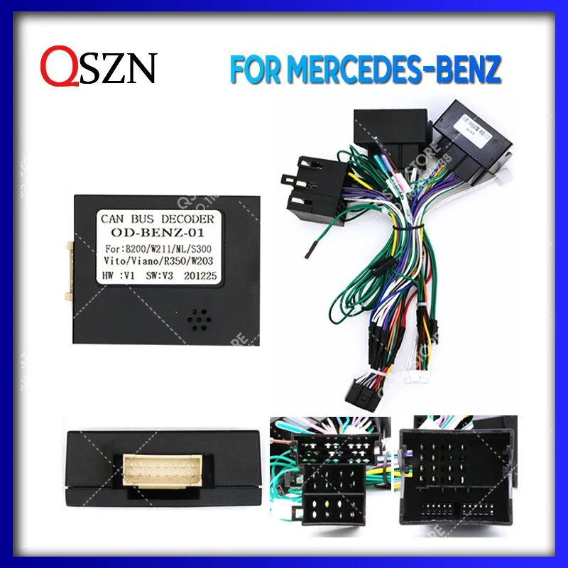 QSZN-For-Benz-B200-C-Class-E-Class-ML-S300-Vito-Android-Car-Radio ...