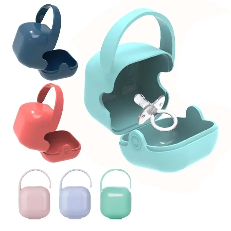 Baby-Pacifier-Holder-Box-Infant-Portable-Soother-Container-Nipple ...