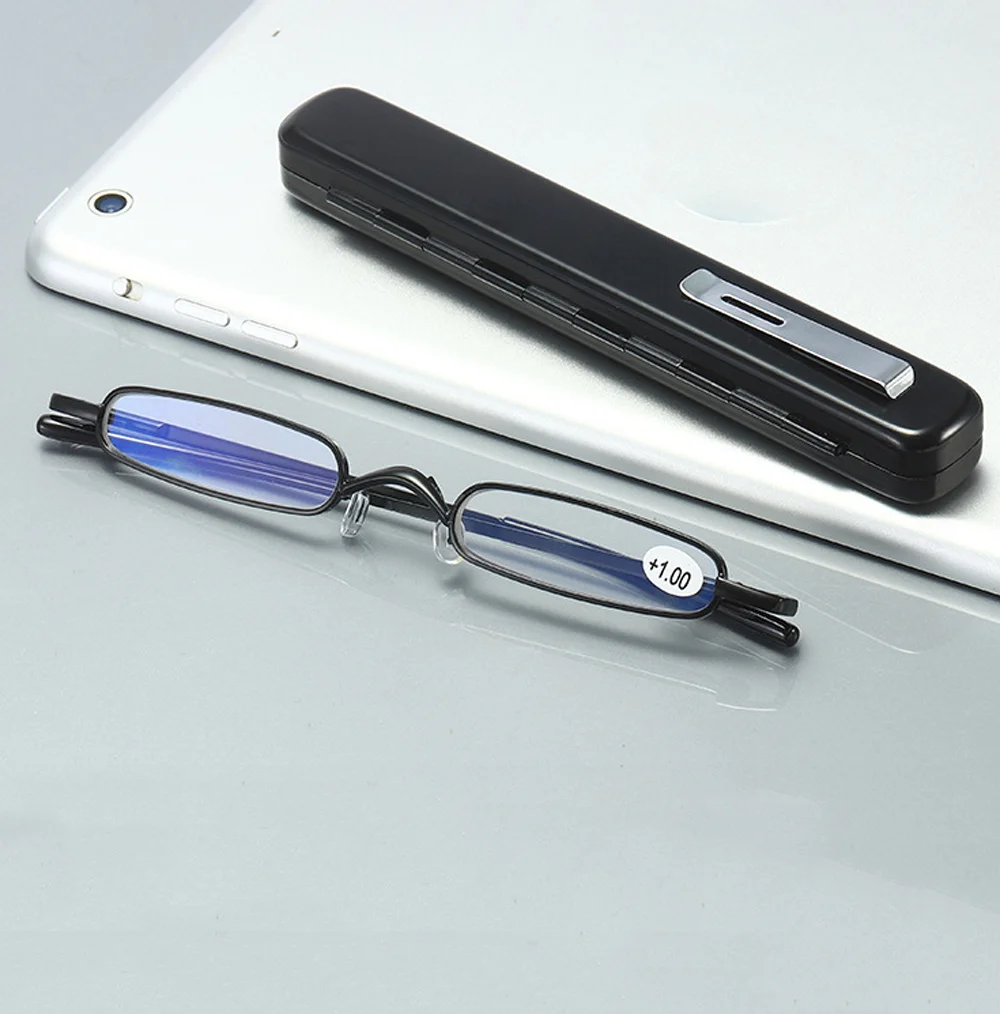 New-Design-Mini-Superthin-Reading-Glasses-Women-Men-Rectangle-Full-rim ...