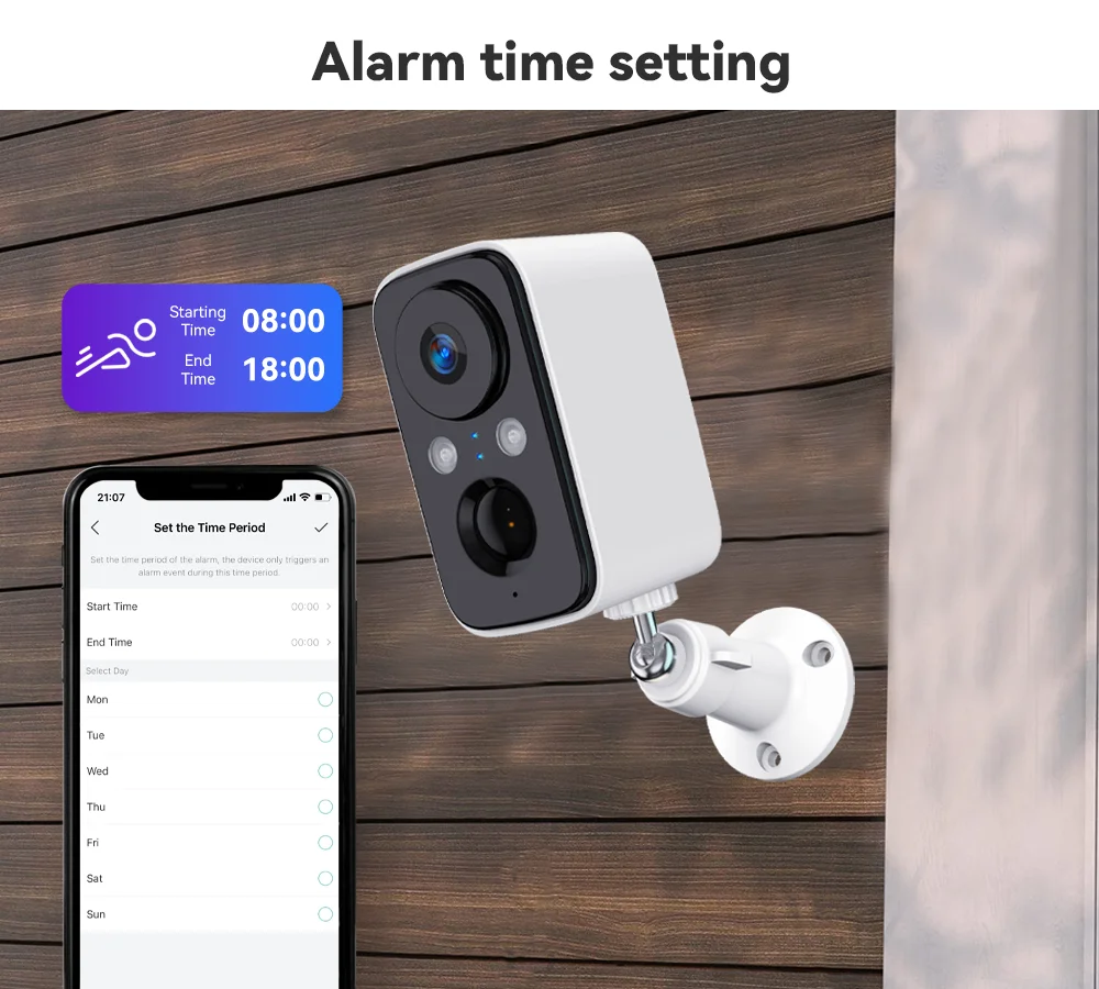 1080P Rechargeable Battery Wireless Outdoor Infrared PIR FHD Solar ...