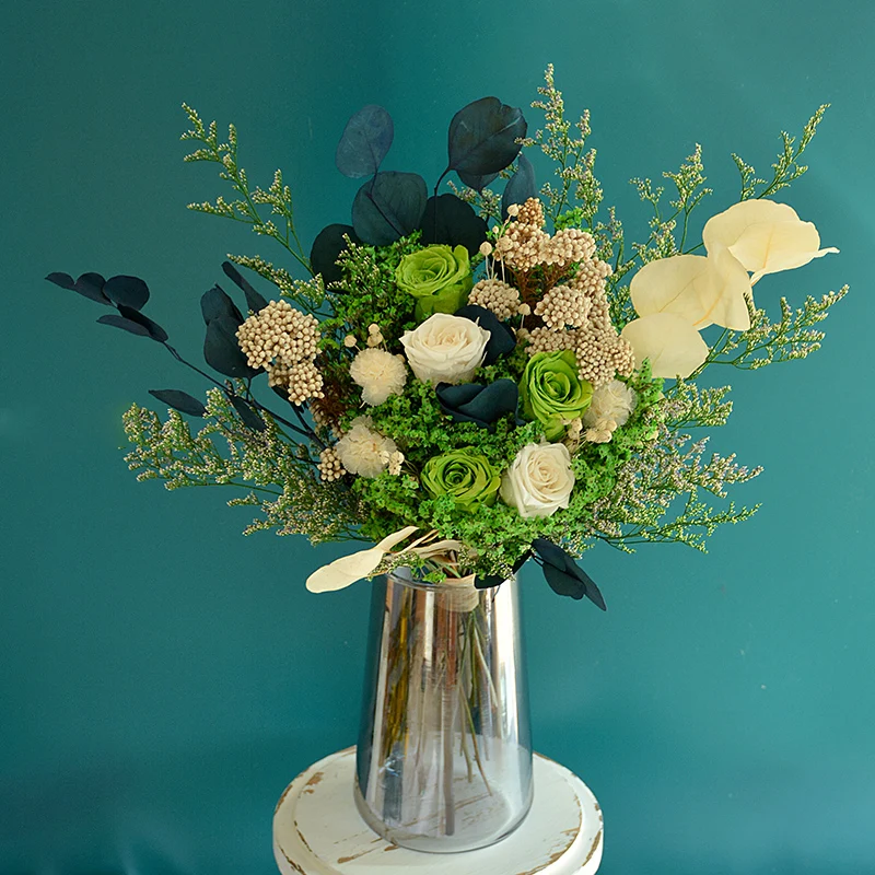 Belle-rose-eterne-fiori-Bouquet-secco-autunno-alta-qualit-grande ...