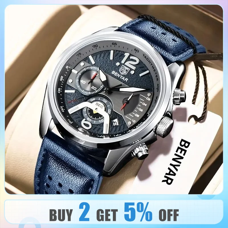 BENYAR-New-Men-Watch-Top-Brand-Waterproof-Men-Quartz-Wristwatch ...