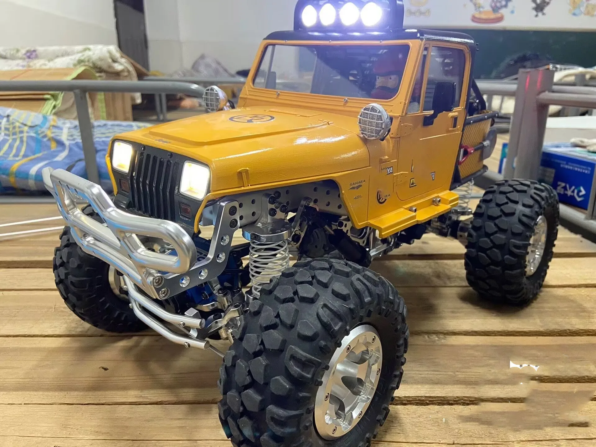 YJ-Car-pickup-hard-car-Body-shell-1-10-Tamiya-CC01-CC02-CR02-YJ-Body ...