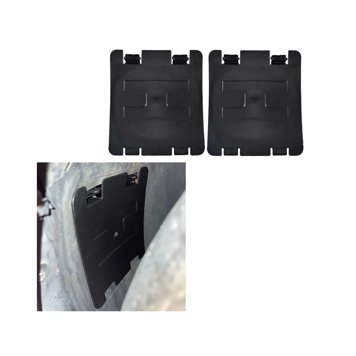 2Pcs-51717260397-Wheel-Fender-Housing-Arch-Lining-Headlight-Cover ...